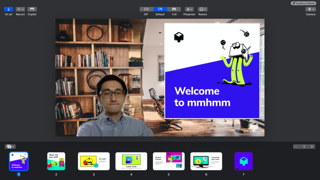 オンライン会議の新しい画面共有サービス【mmhmm】 | 4b-media