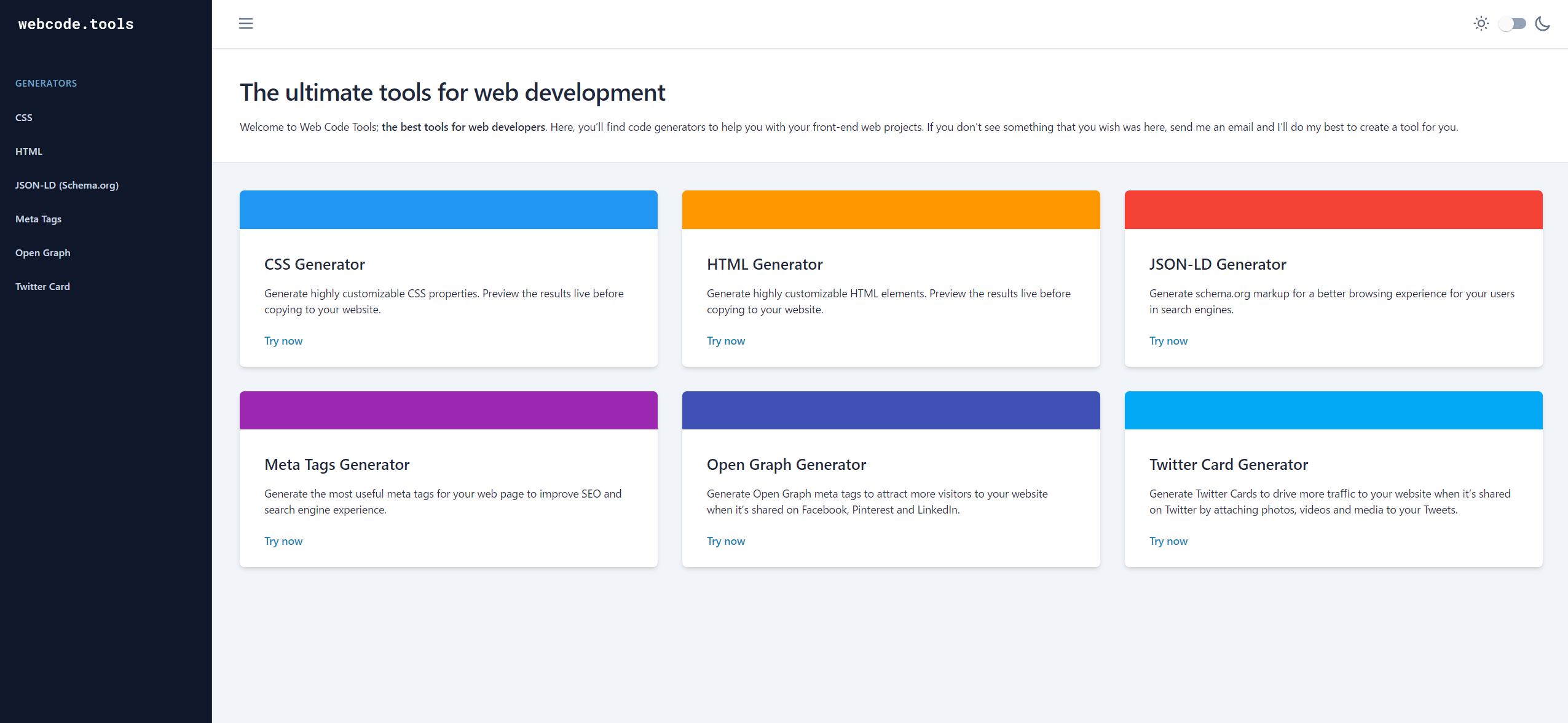 簡単にコーディングできるテンプレート生成ツール【Web Code Tools】 | 4b-media